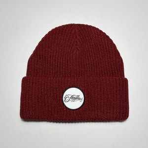 DOT BEANIE - MERLOT